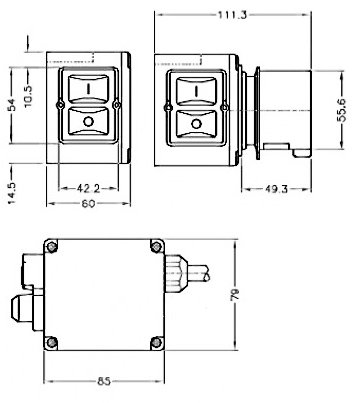 Schalter- Stecker- Kombination K590/STZ/KA12/Phw/Therm SSK890